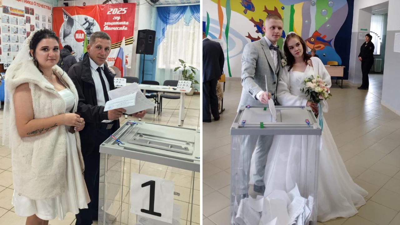 Новосибирские молодожёны пришли на избирательный участок прямо из ЗАГСа | Новости – Gorsite.ru